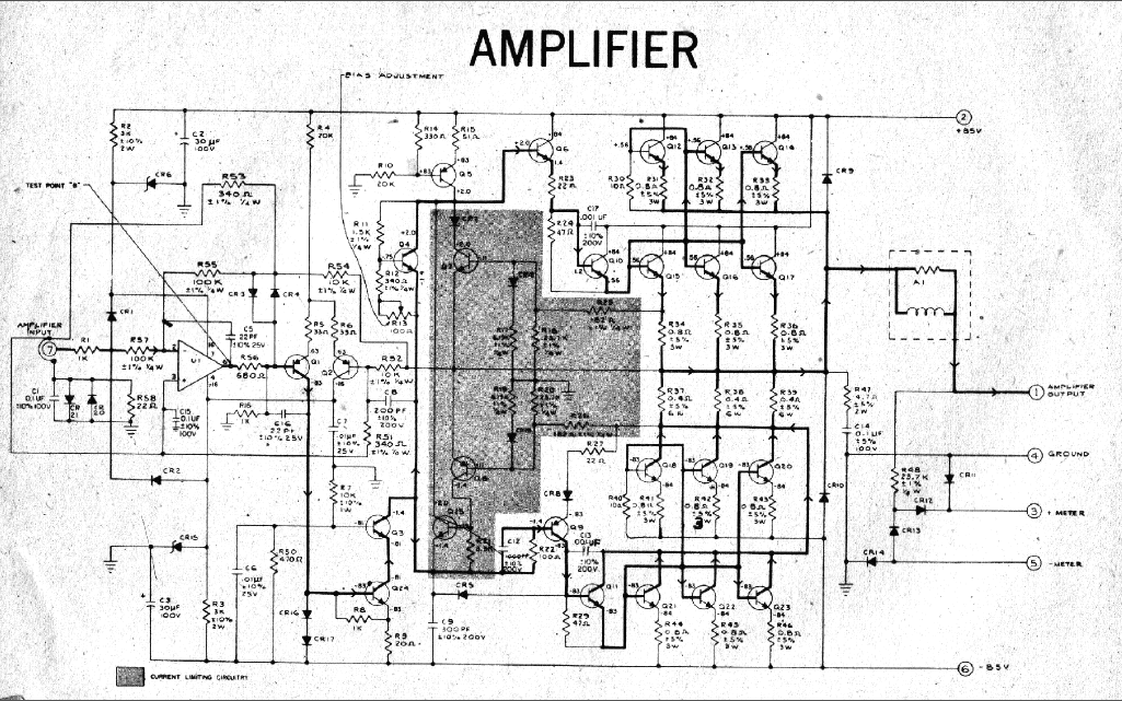 BOSE 400 Amplifier Schematics – Electronic Service Manuals