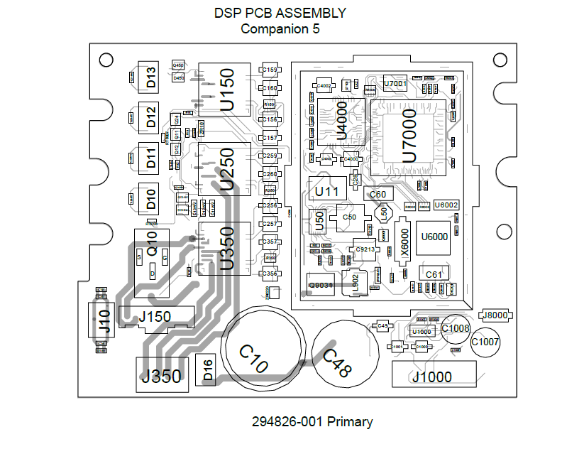 BOSE Companion5 DSP PCB Assembly Schematics – Electronic Service Manuals