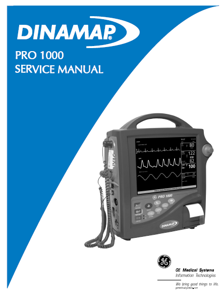 DYNAMAP PRO 1000 Service Manual – Electronic Service Manuals