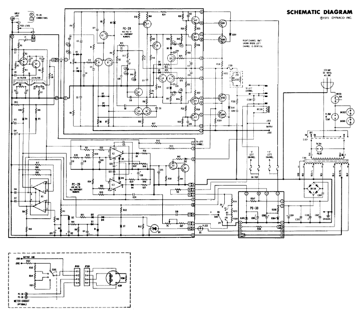 Dynaco ST-400 Schematic – Electronic Service Manuals