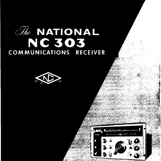 Audio TO Clearcom-NATIONAL_nc303_RECEIVER Service Manual – Electronic ...