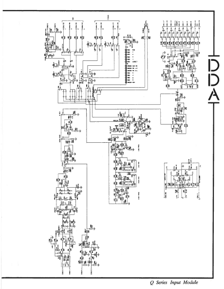 DDA Q Series Schematics – Electronic Service Manuals